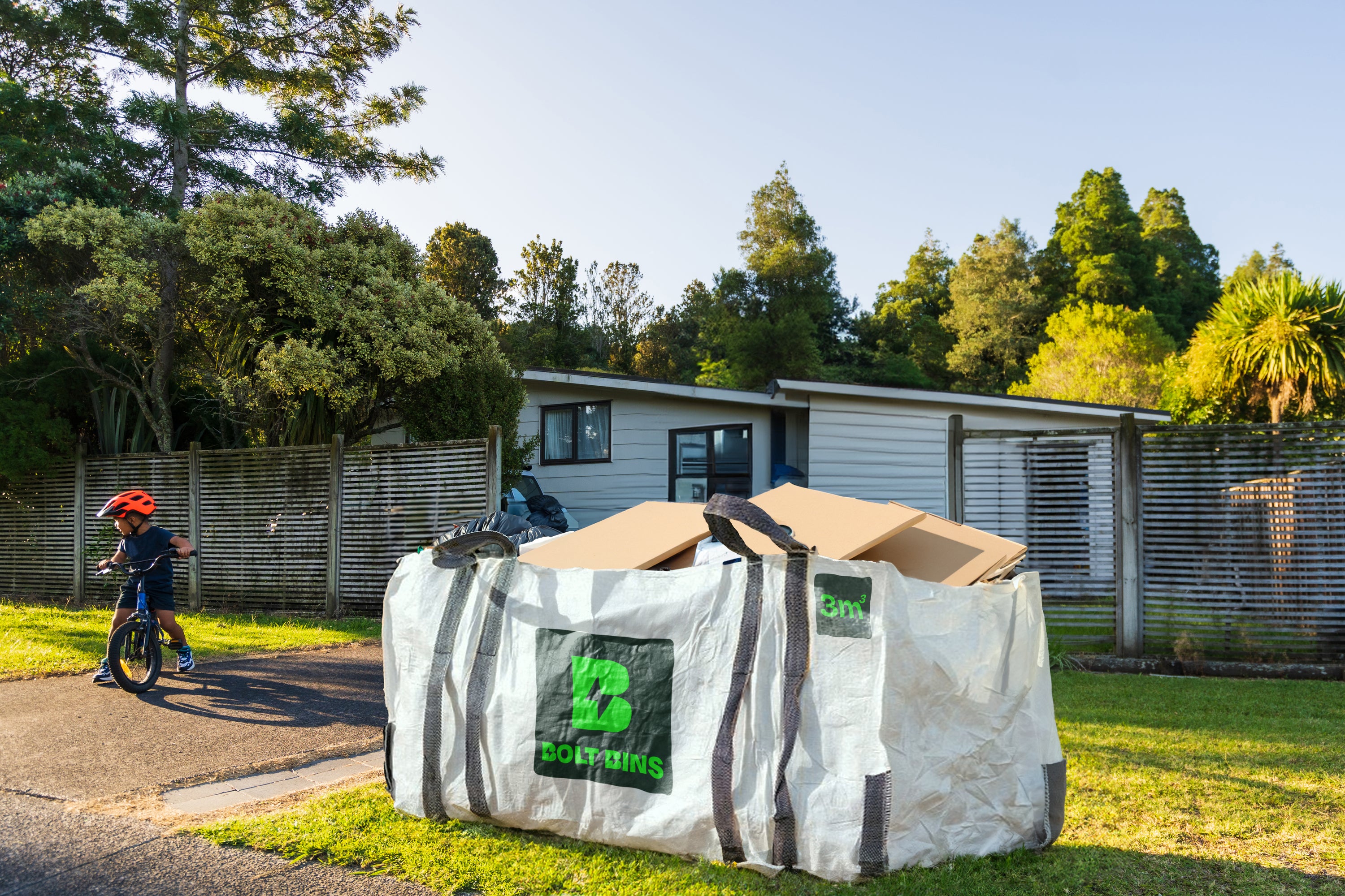 Same Day Skip Bin Alternative | Bolt Bins | Wellington Wide